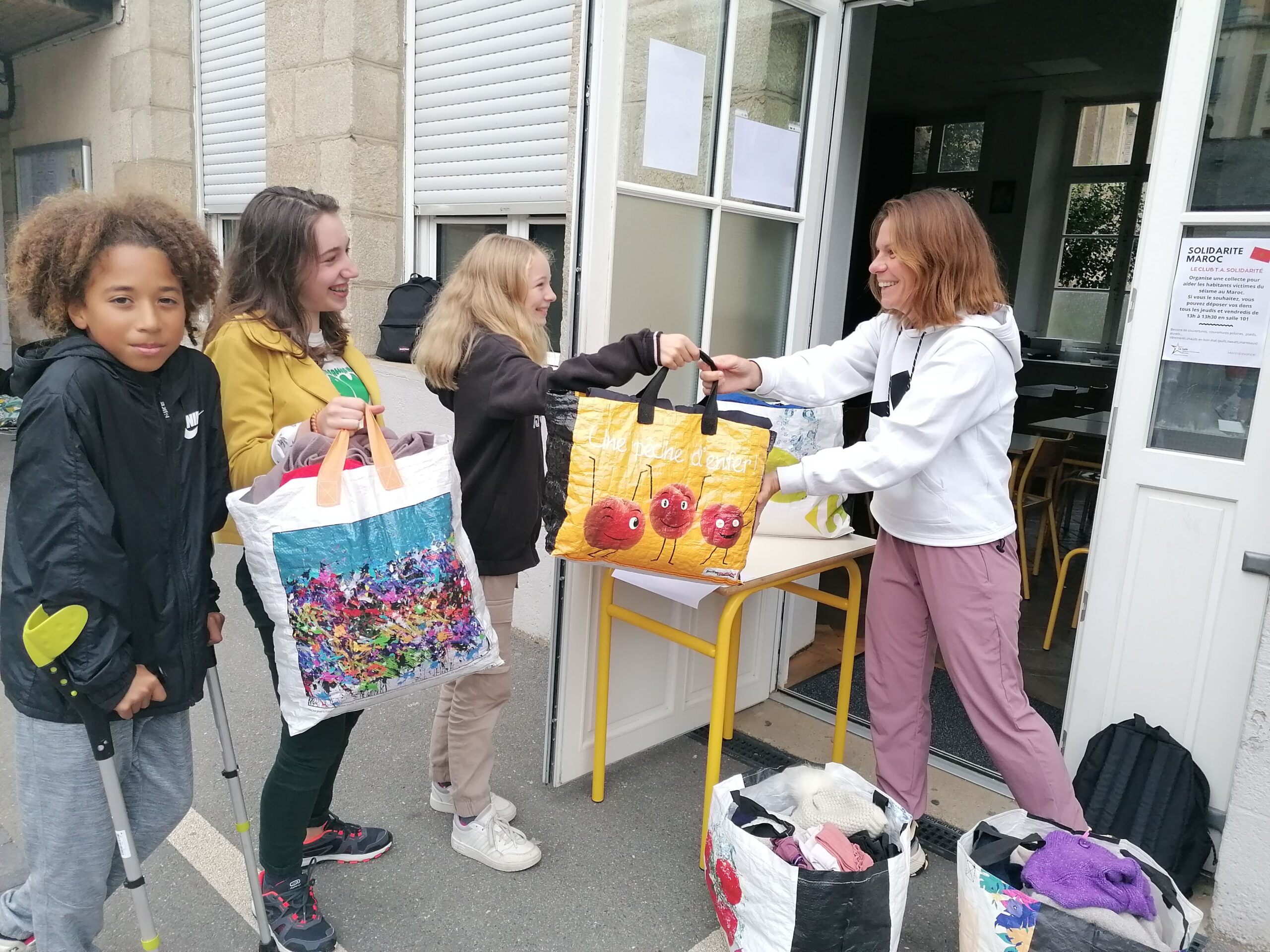 Solidarité pour le Maroc - Collège Tour d’Auvergne